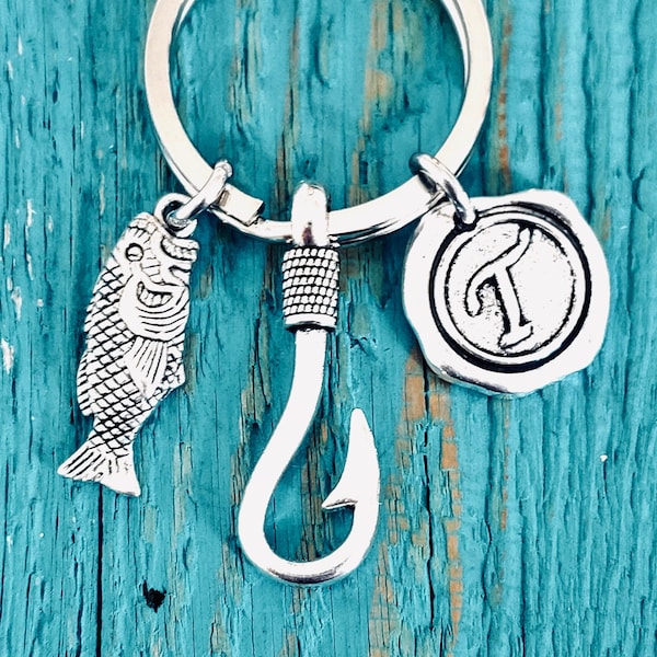 Fishhook Keychain - Etsy