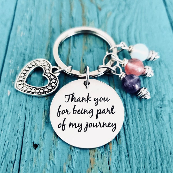 Thank You Keychain - Etsy