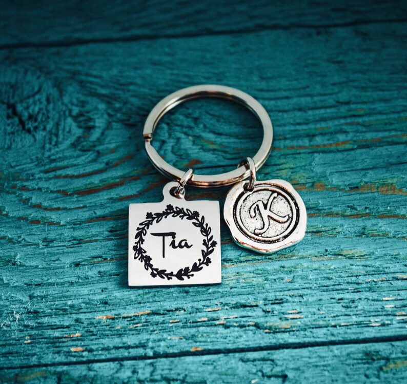 Tia Spanish Aunt Spanish Jewelry Silver Keychain Gifts - Etsy