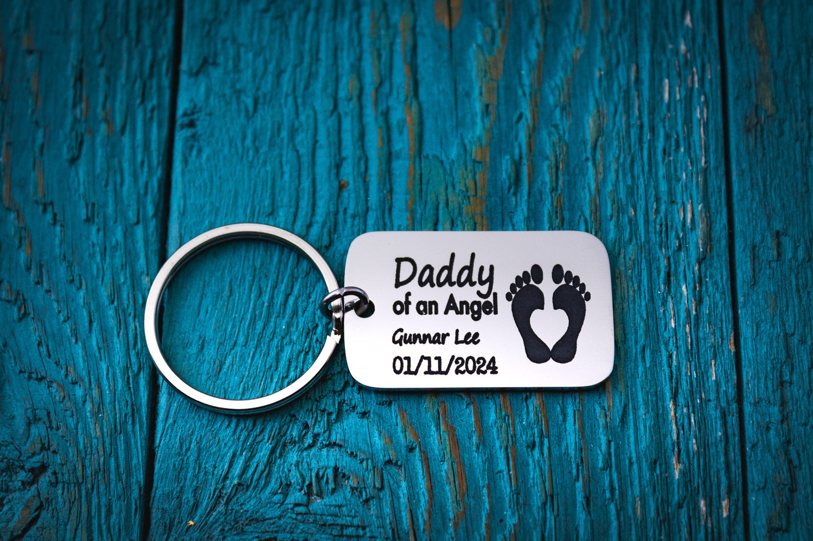 Daddy to an Angel, Daddy Keychain, Infant Loss, Child Loss, Still Birth ...