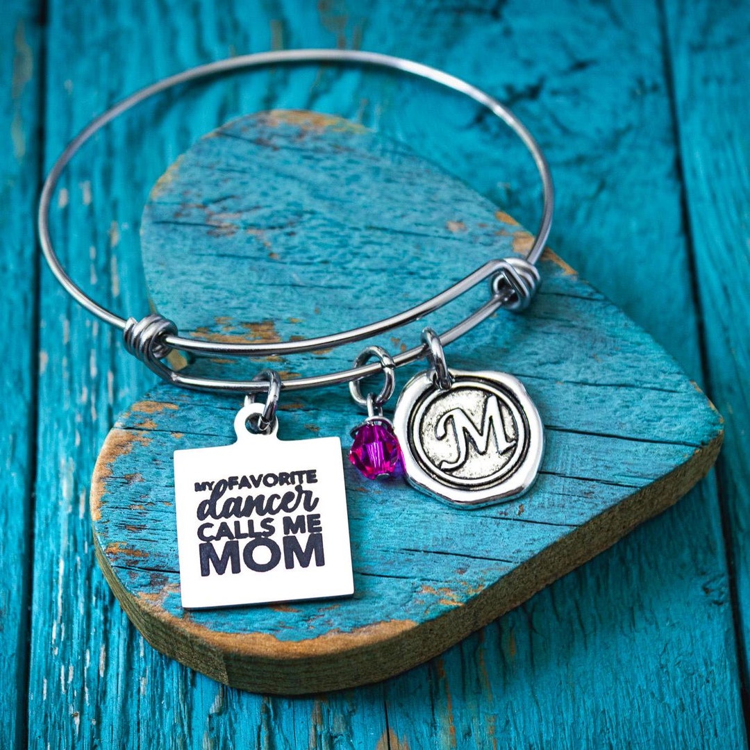 Dancer Bracelet, Dance Competition, Recital Gift, Silver Charm Jewelry ...