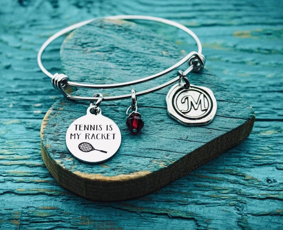 SALE Tennis is My Racket Tennis Gift Tennis Bracelet Gift | Etsy