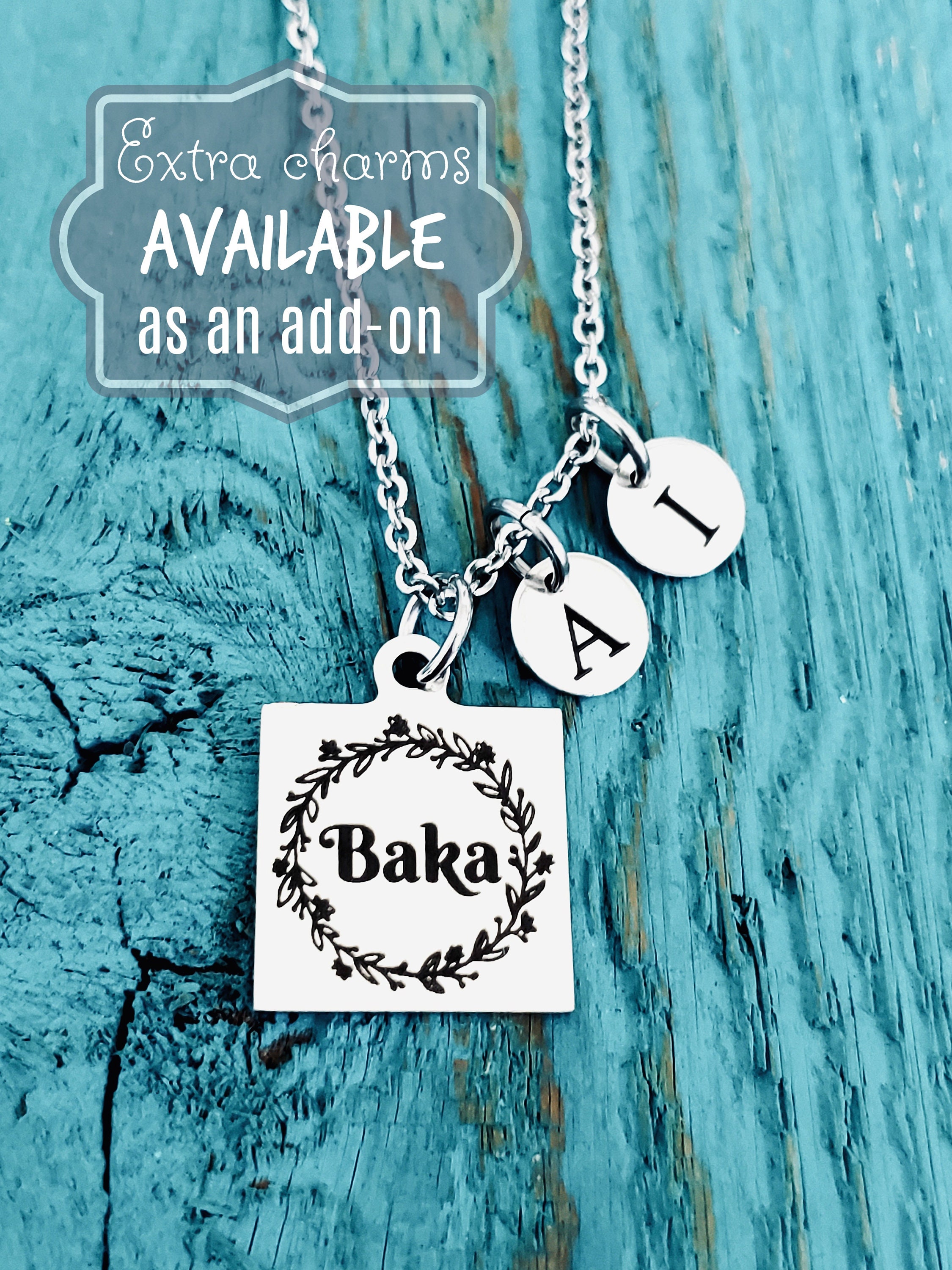 Baka, Grandma, Croatian, Serbian, Bosnian, Baka Necklace, Baka Jewelry ...