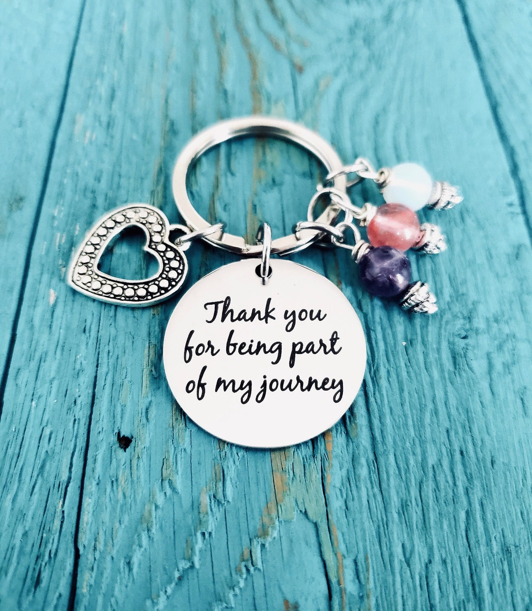 Thank You, Thank You Gift, Thank You Jewelry, Thank You Keychain ...