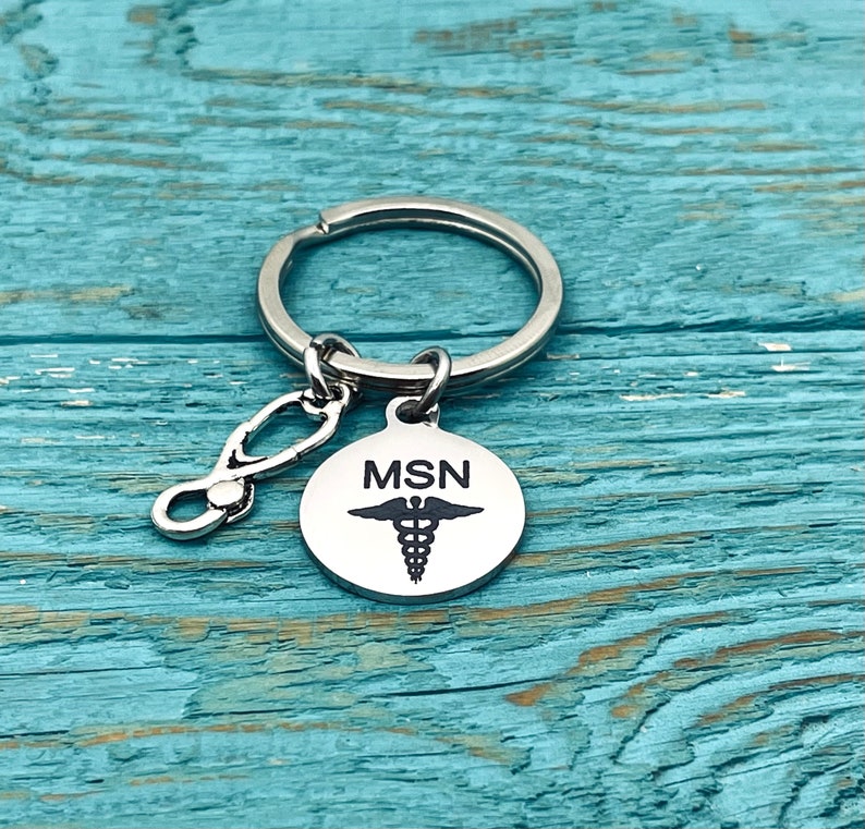 Master of Science Nursing Degree MSN Jewelry Graduation | Etsy