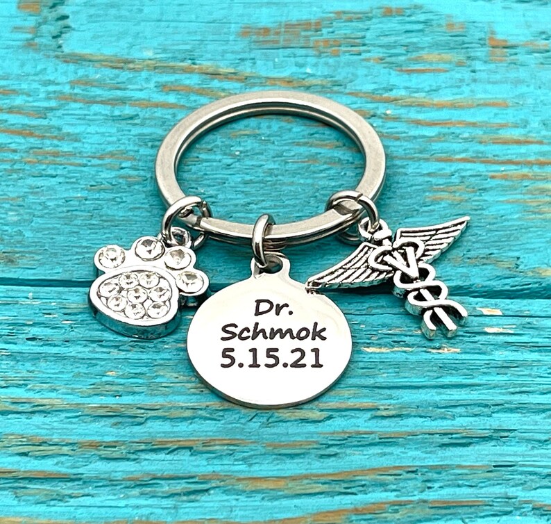Veterinarian, Vet, Doctor, Grad, Graduation, Gifts For, Vet Keychain ...