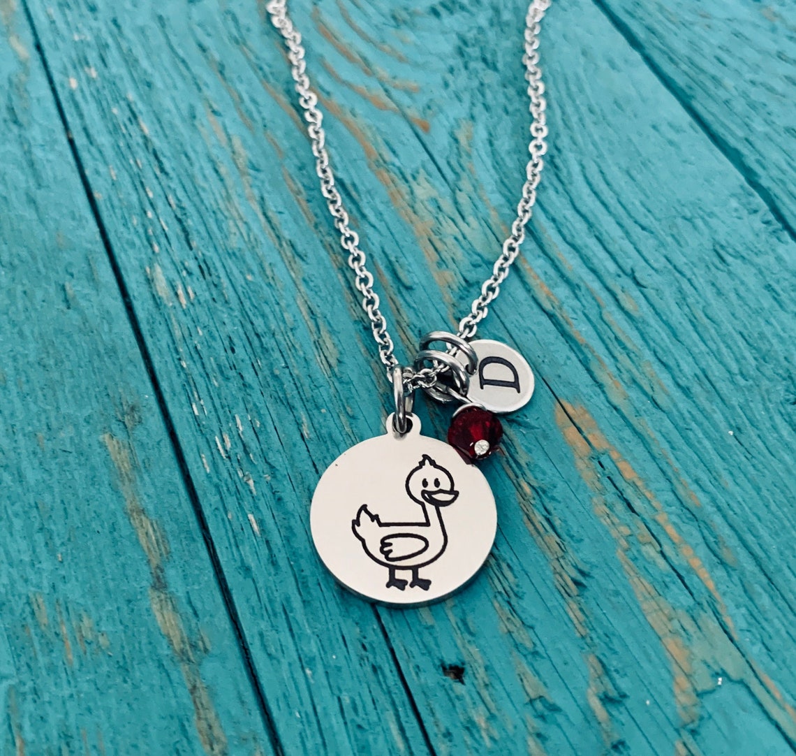 Didi the Duck, Duck, Duckling, Rubber Ducky, Duck Necklace, Duck ...