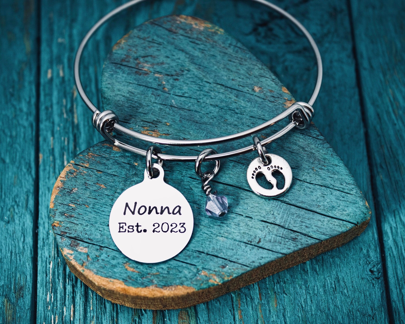 Nonna, Italian, Grandma, Grandmother, Silver Bracelet, Gifts For, Nonna ...