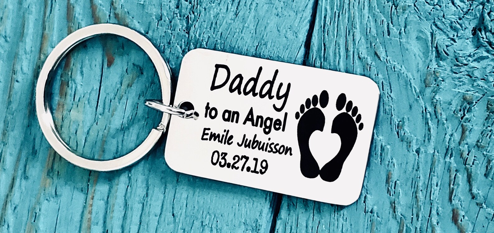 Daddy to an Angel Daddy Keychain Infant Loss Child Loss - Etsy