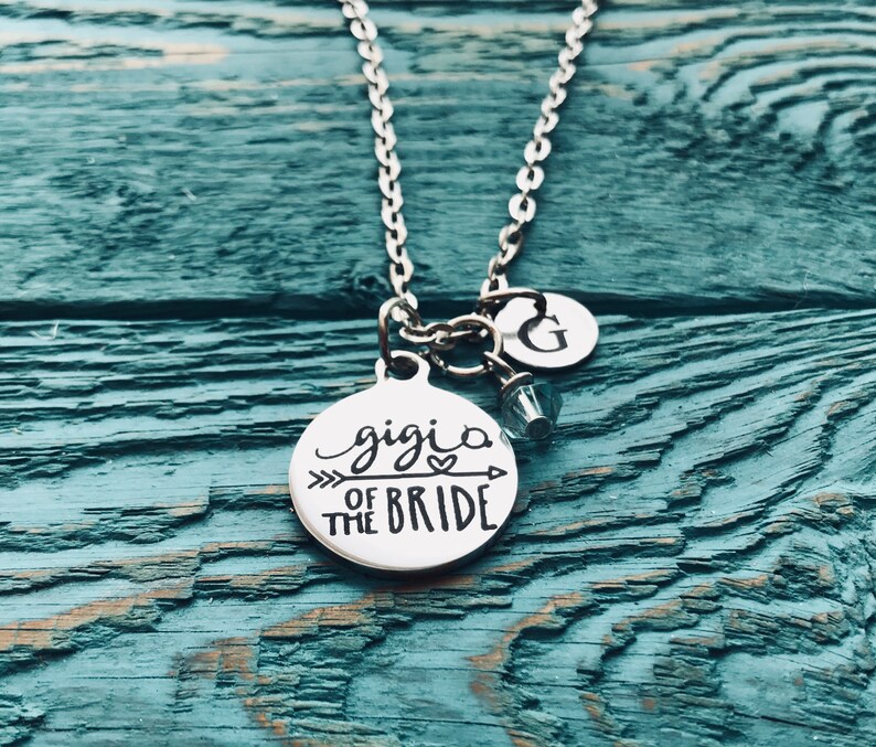 Gigi of the Bride, Brides Gigi, Gigi, Gigi to the Bride, Silver Jewelry ...