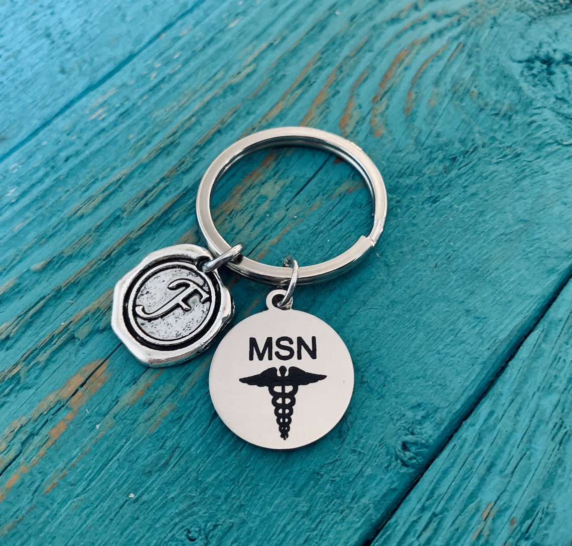 Master of Science Nursing Degree MSN Jewelry Graduation | Etsy