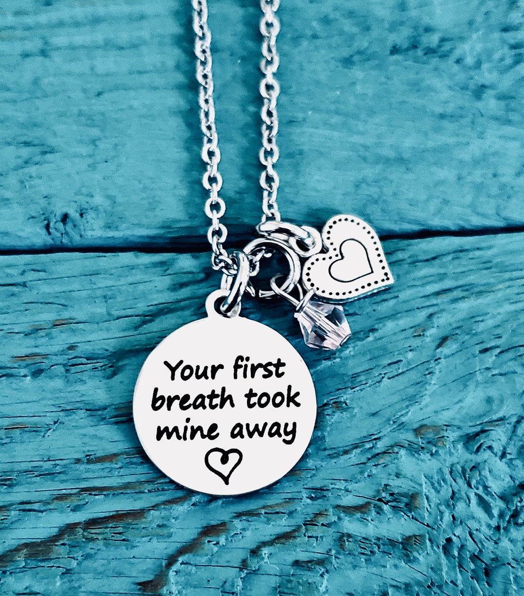 Your First Breath, Took Mine Away, Daughter, Niece, New Mom, Mommy, Mom ...