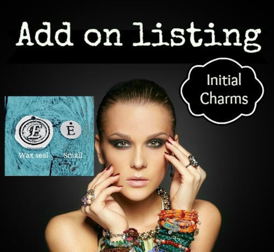 ADD-ON INITIAL, Add on Letter, A-Z Letter Charms, Extra Letter, Extra ...