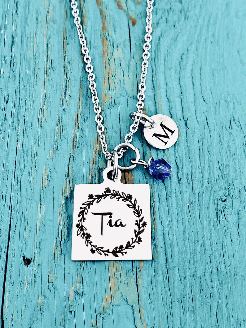 Tia, Spanish Aunt, Spanish Jewelry, Silver Necklace, Gifts For, Tia ...
