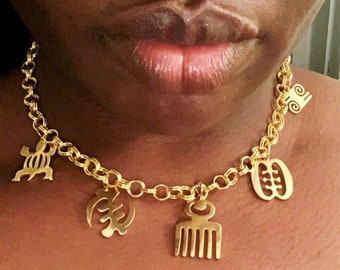 Adinkra Gold Jewelry - Etsy