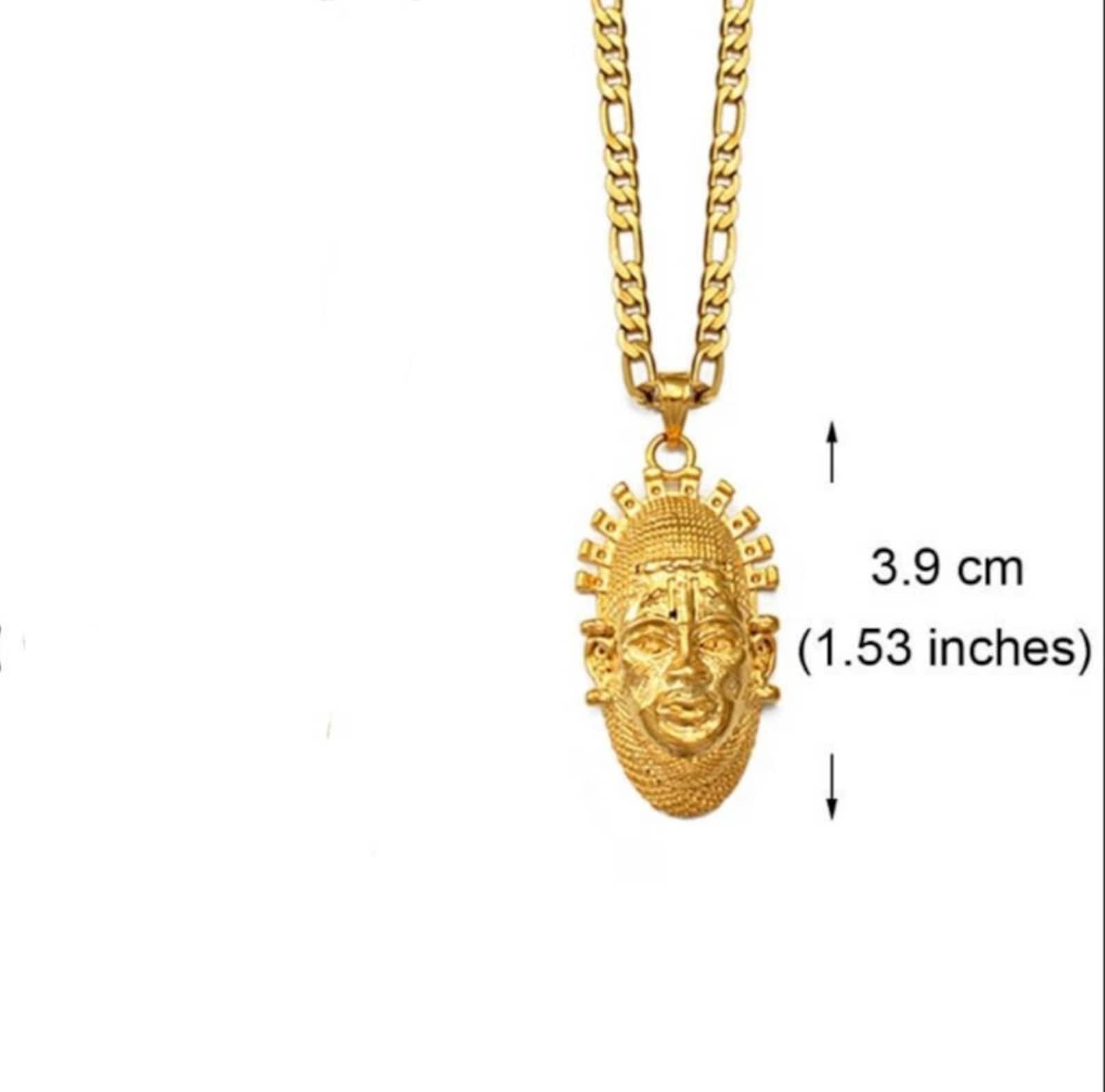 Queen Mother Idia Benine Empire Mask Pendant Necklace - Etsy