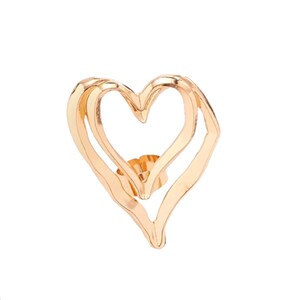 Gold Heart Ring, Large, Maximalist, Statement, Party, Jewelry, Fashion ...