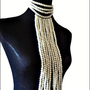 Glass Pearl Body Beads Body Pearls Body Chain Pearl - Etsy