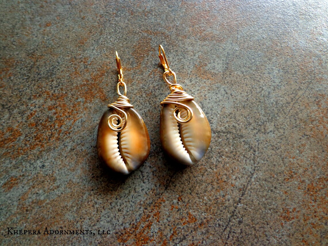 LARGE Sea Shell Earrings Beach Jewelry Summer Spring - Etsy