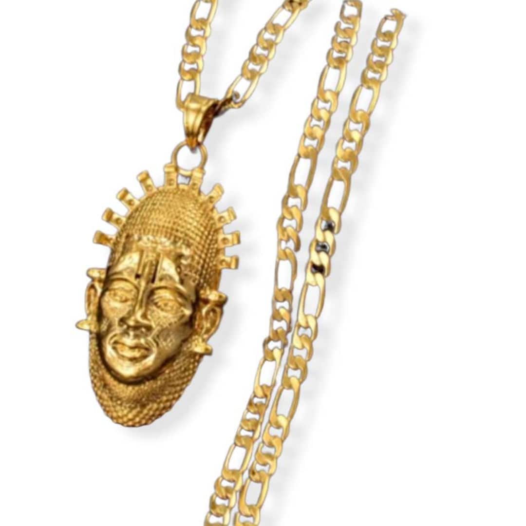 Queen Mother Idia Benine Empire Mask Pendant Necklace - Etsy