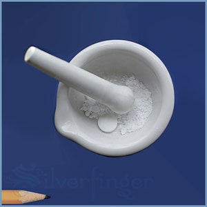 MORTAR and PESTLE SET Porcelain 60mm Grinding Bowl Herb Spice - Paint ...