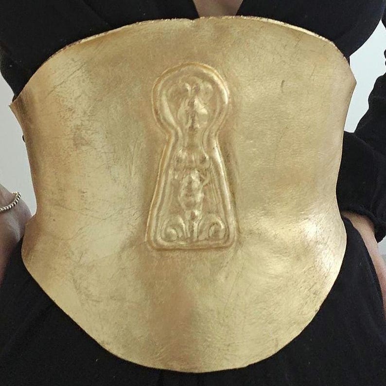 Keyhole Corset Belt - Etsy