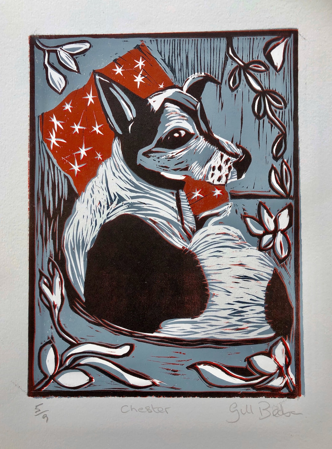 Limited Edition Woodcut Print. Chester - Etsy