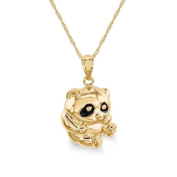 Panda Bear Pendant - Etsy