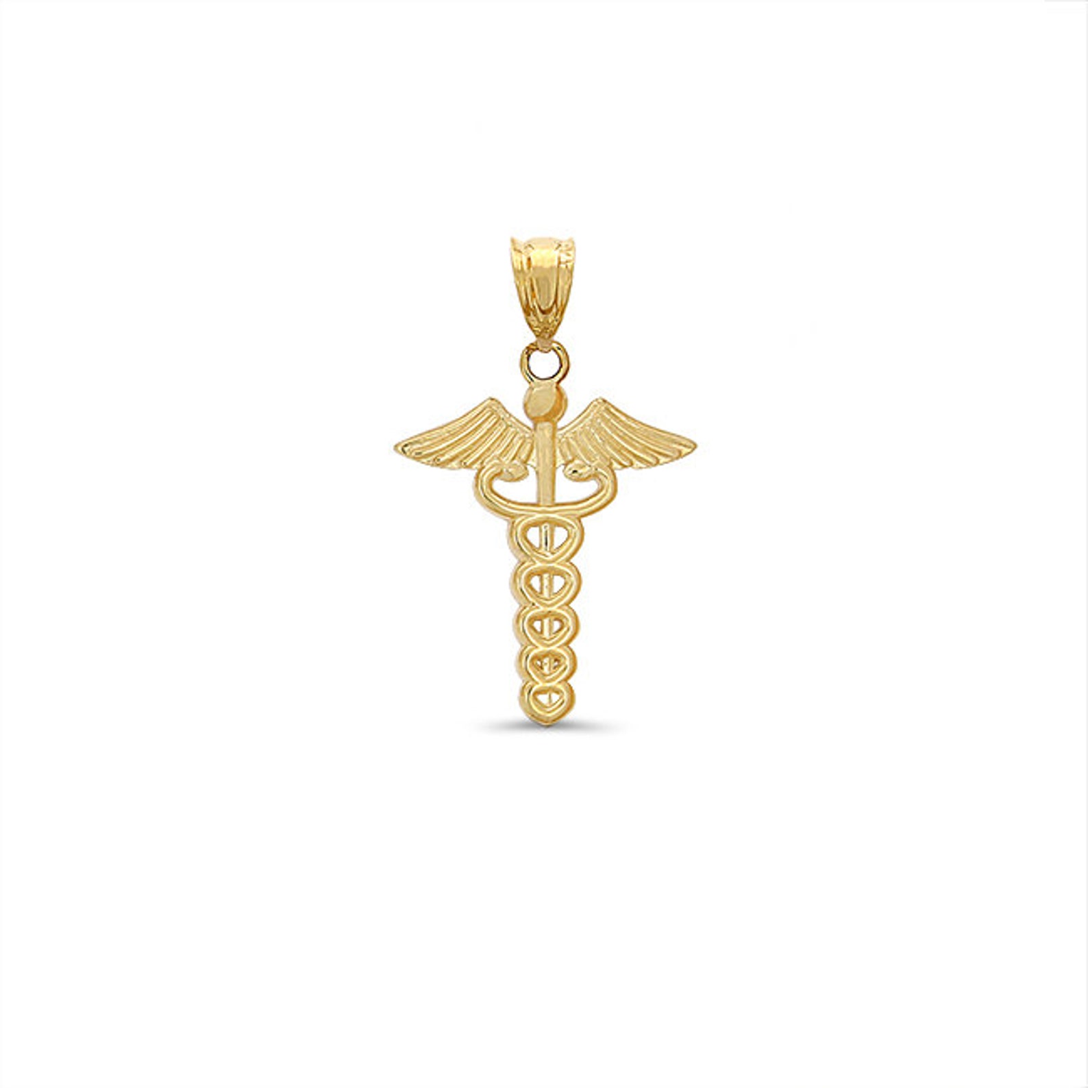 14k Solid Gold Medical Pendant. Medical Jewelry. - Etsy