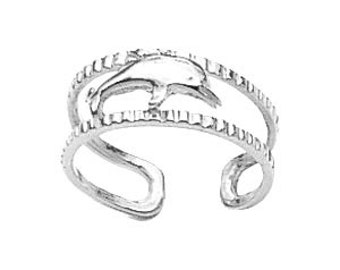 Dolphin Toe Ring | Etsy