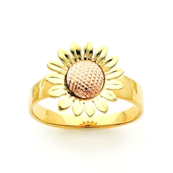 Sunflower Ring - Etsy