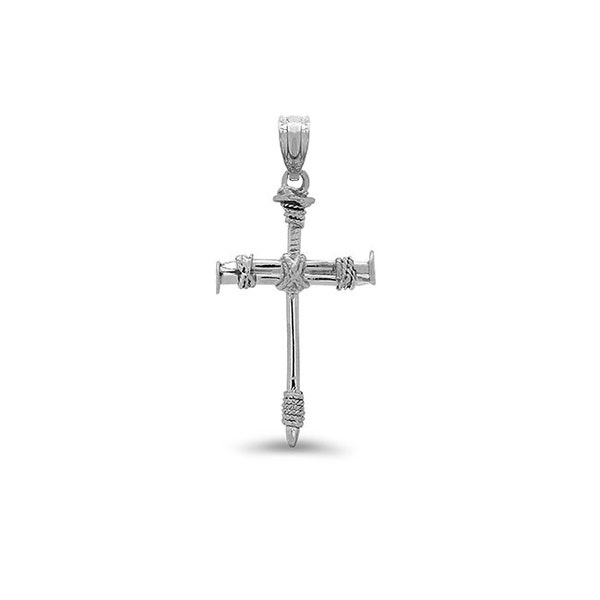 Nail Cross Necklace - Etsy