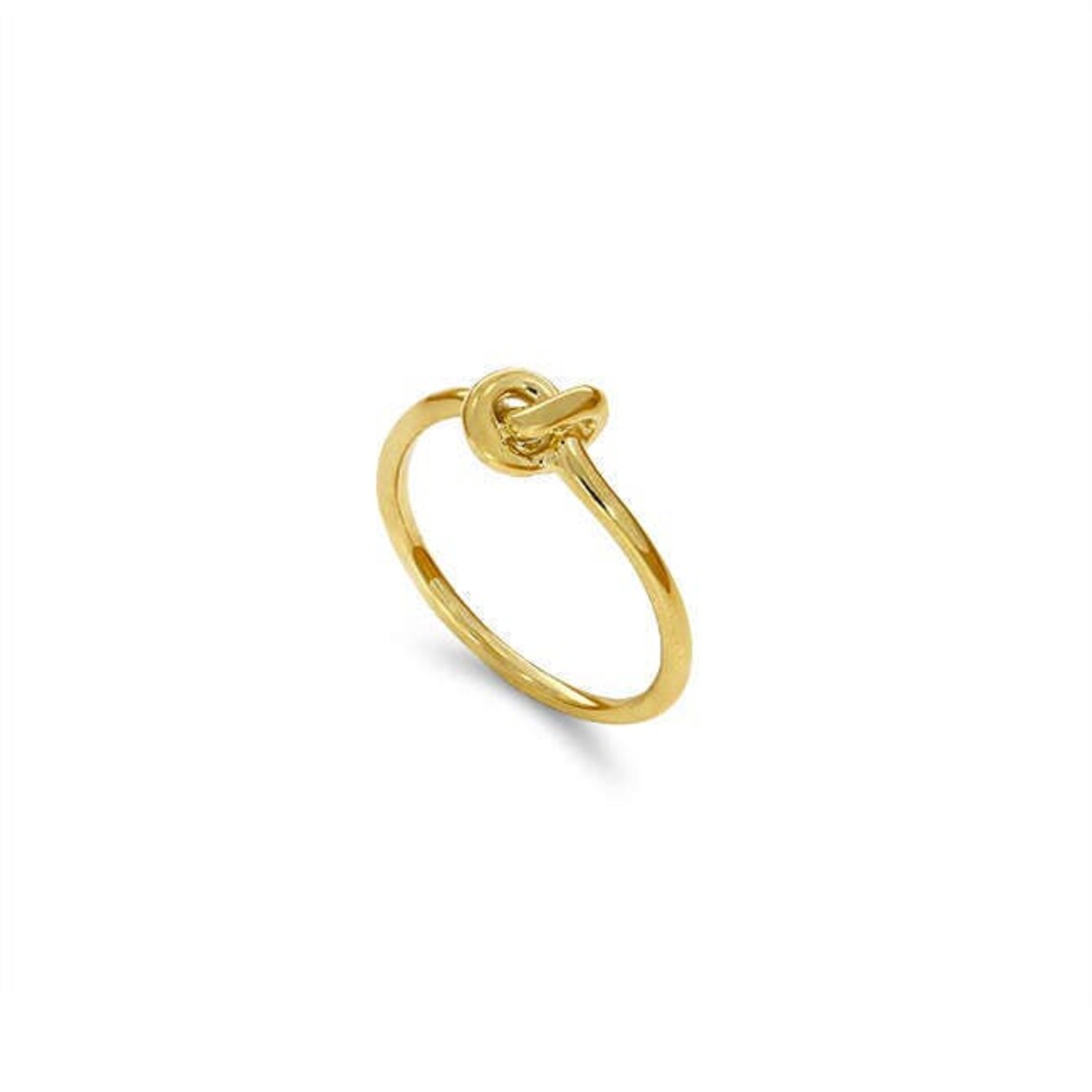 14k Solid Gold Knot Ring. Love Knot Ring. - Etsy