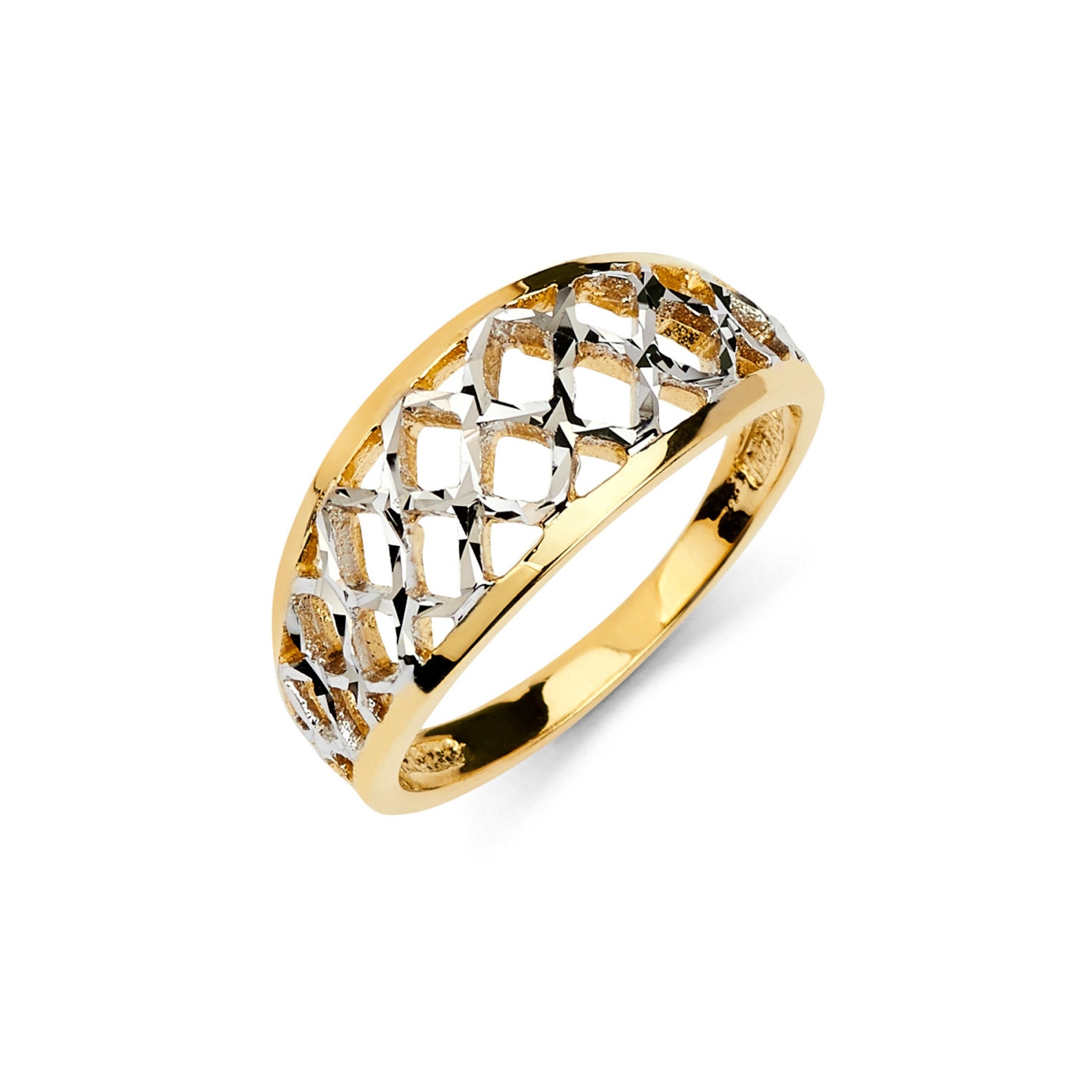 14K Gold Fancy Ring Fancy Ring Gold Ring Fancy Jewelry - Etsy