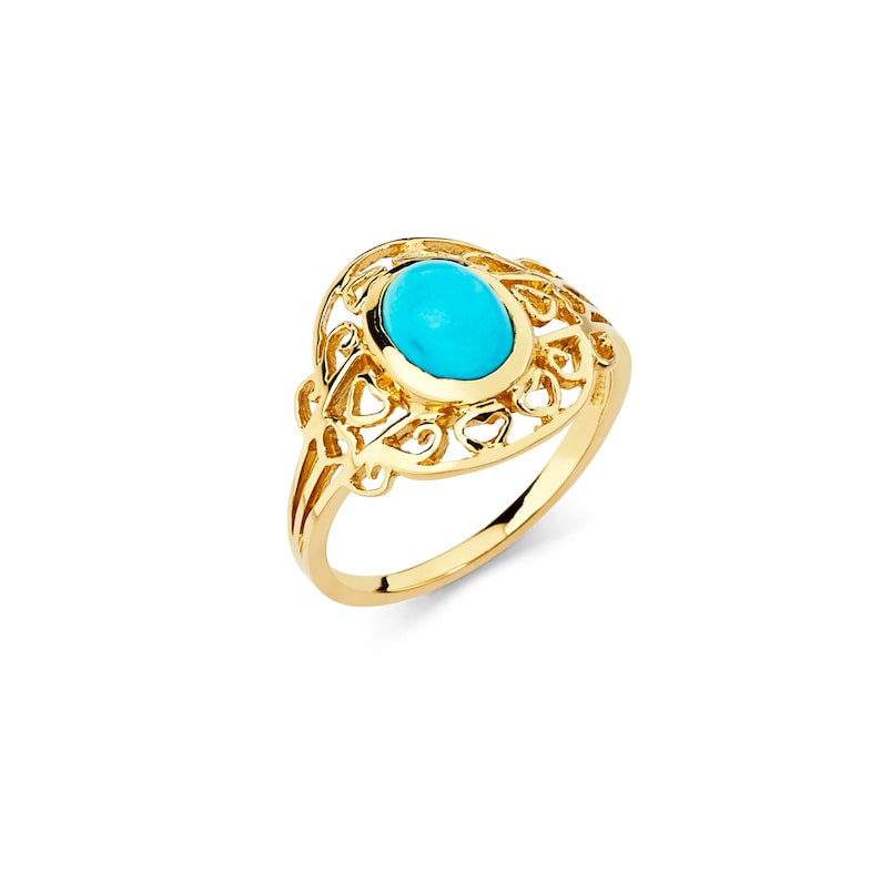 14K Yellow Gold Turquoise Ring Turquoise Ring Gold Ring - Etsy 14K Yellow Gold Turquoise Ring Turquoise Ring Gold Ring - Etsy