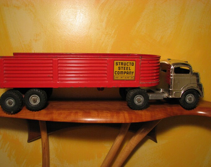 Vintage Structo Steel Company Truck and Trailer - Etsy