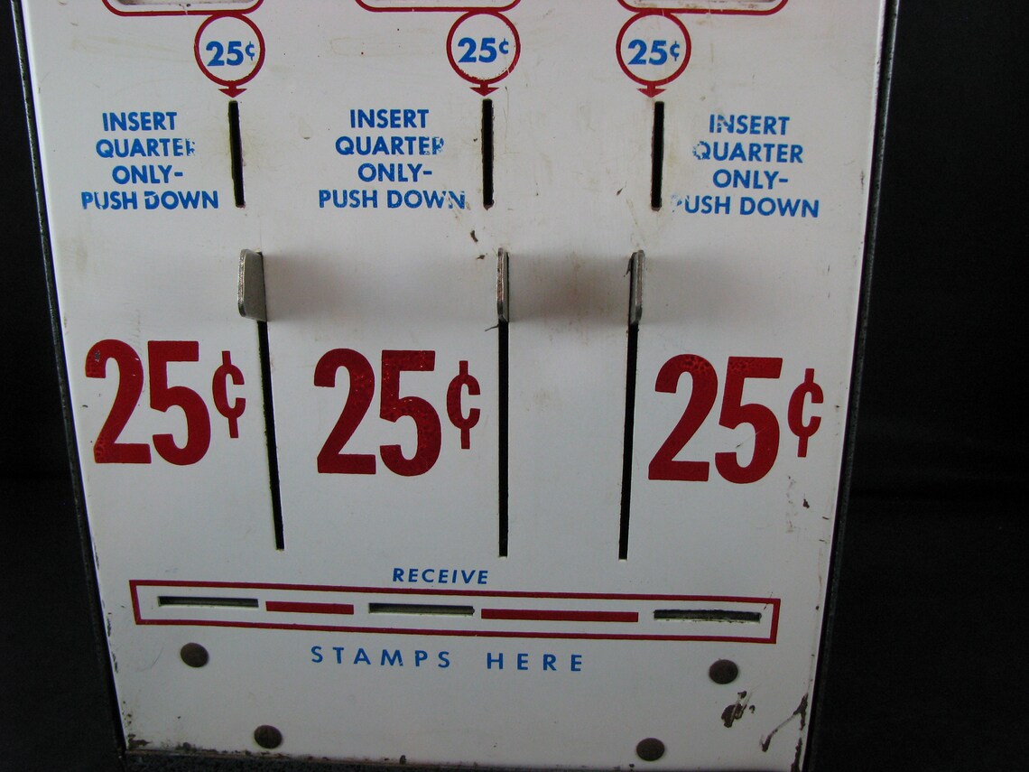 Vintage USPS Stamp Machine - Etsy