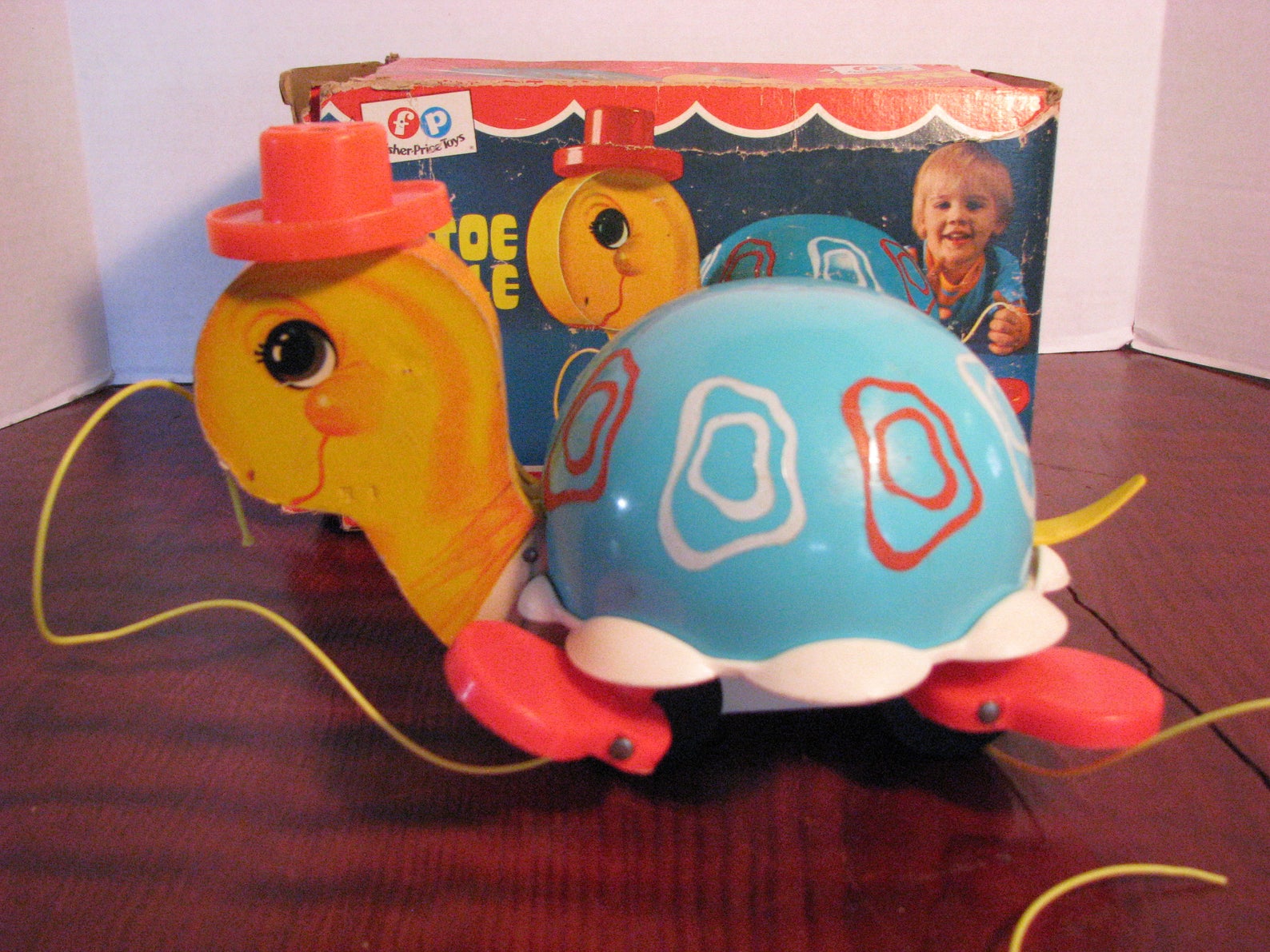 Vintage Fisher Price Tip-toe Turtle No. 773 | Etsy