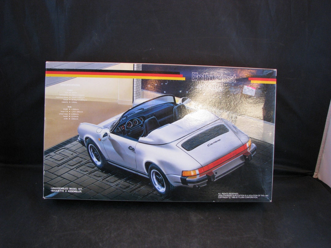 1988 Fujimi Porsche 911 Carrera Speedster Enthusiast Model 1:24 Scale ...