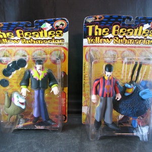 Vintage the Beatles Yellow Submarine Action Figures - Etsy