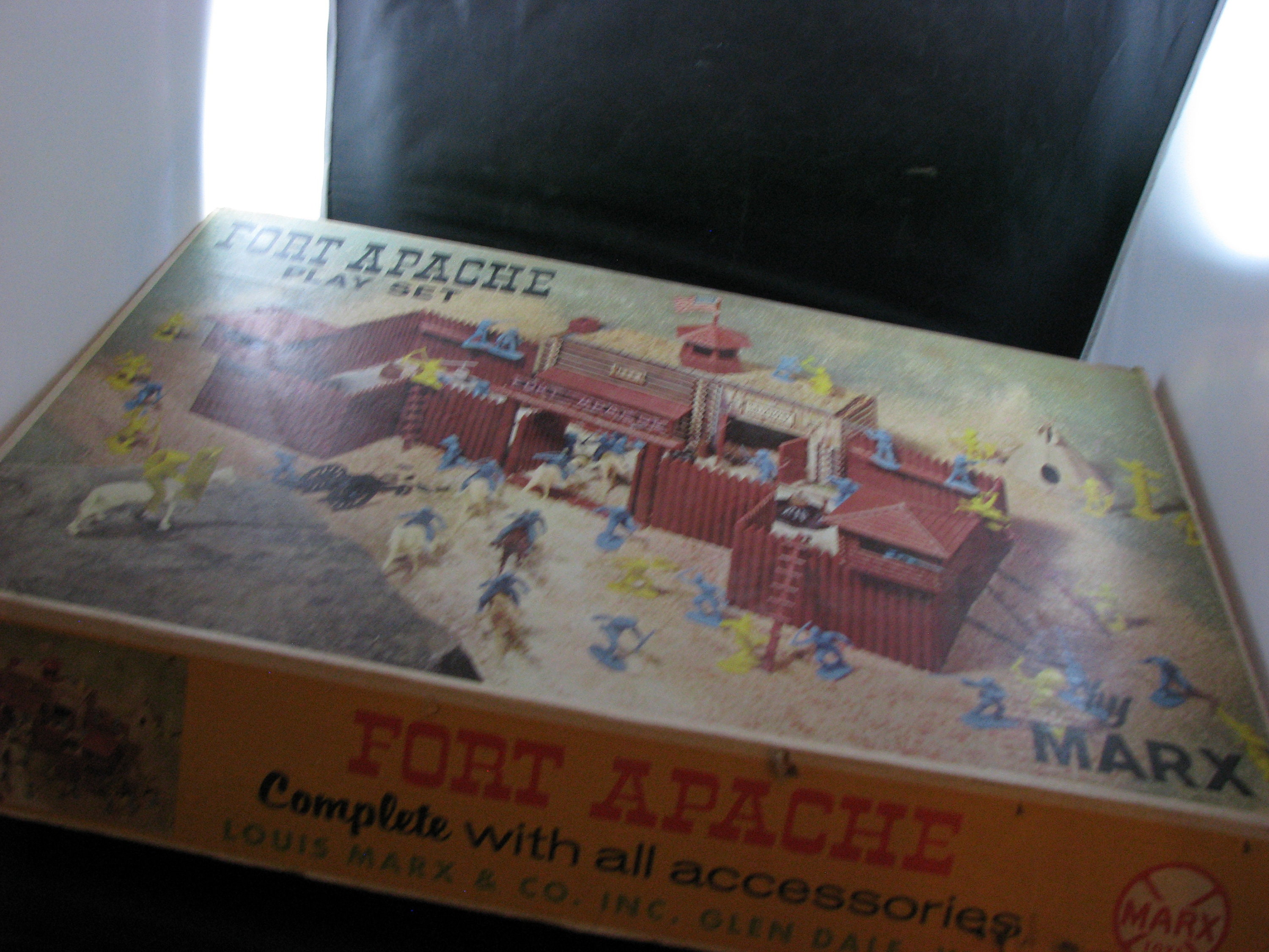 Vintage Marx Fort Apache Playset With Original Box | Etsy