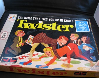 Vintage Original Twister Game, Milton Bradley, 1966 - Etsy