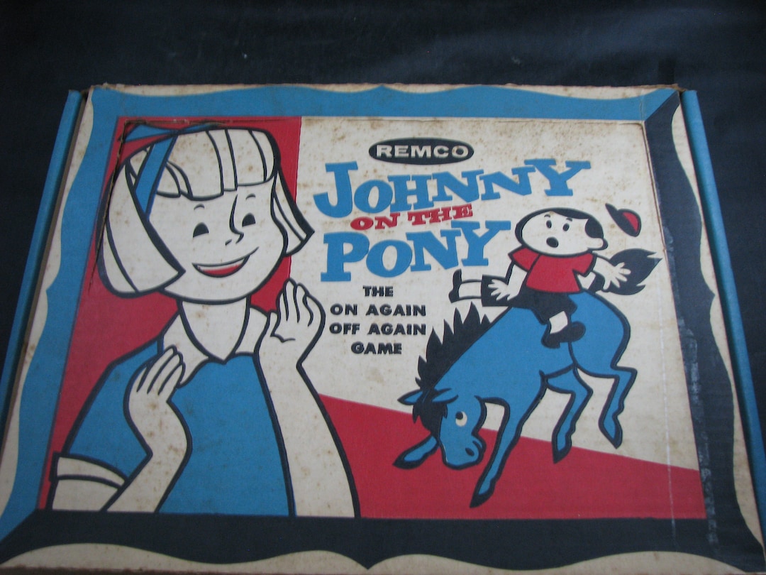 Vintage Johnny on the Pony Game - Etsy