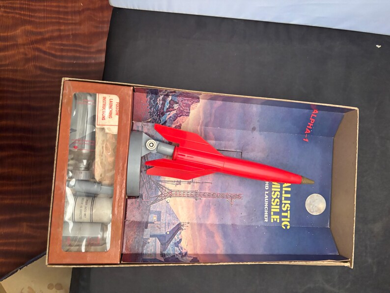 Vintage Alpha-1 Ballistic Missile Rocket With Original Box - Etsy