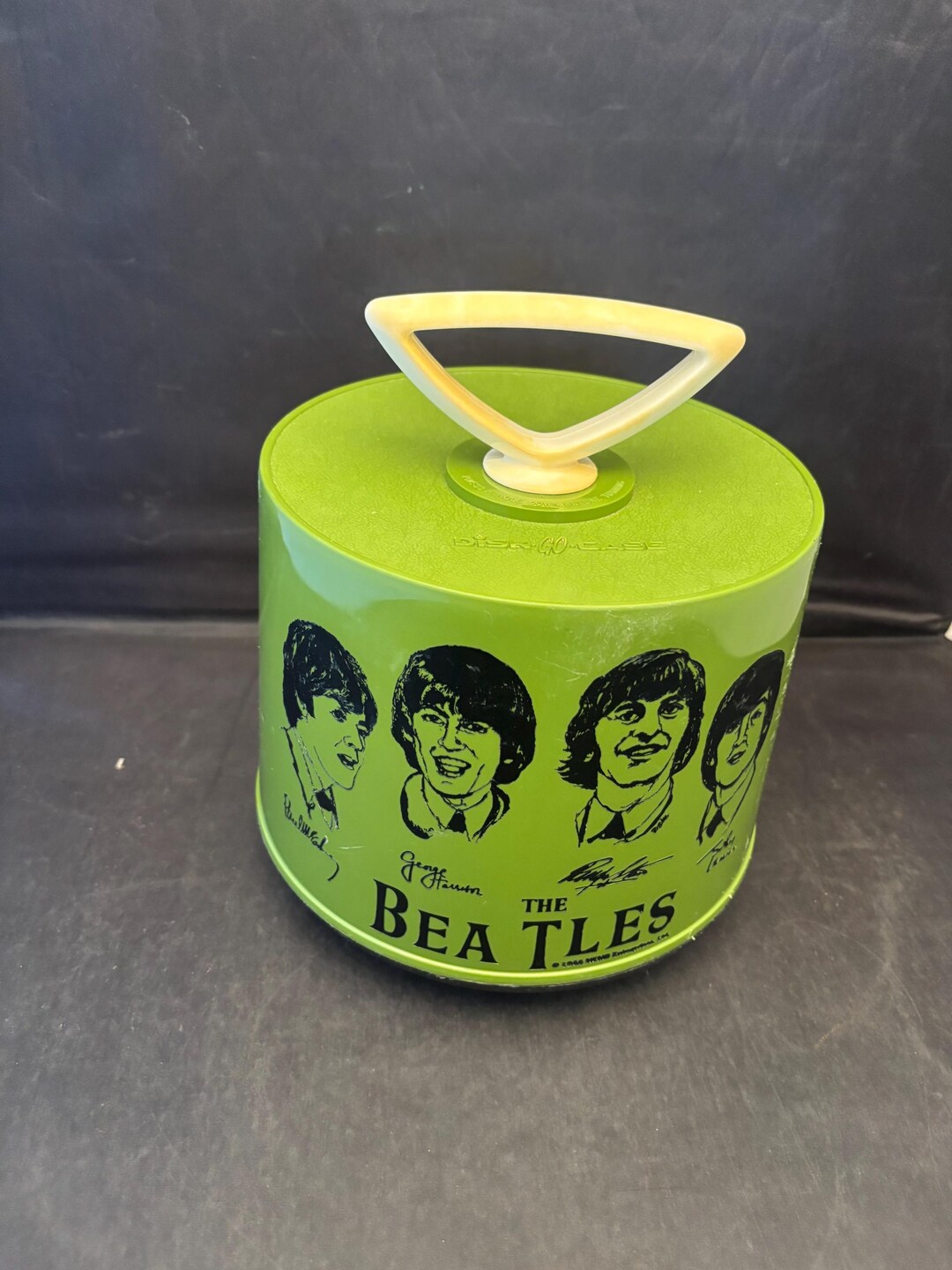 Vintage Beatles Disk Go Case - Etsy