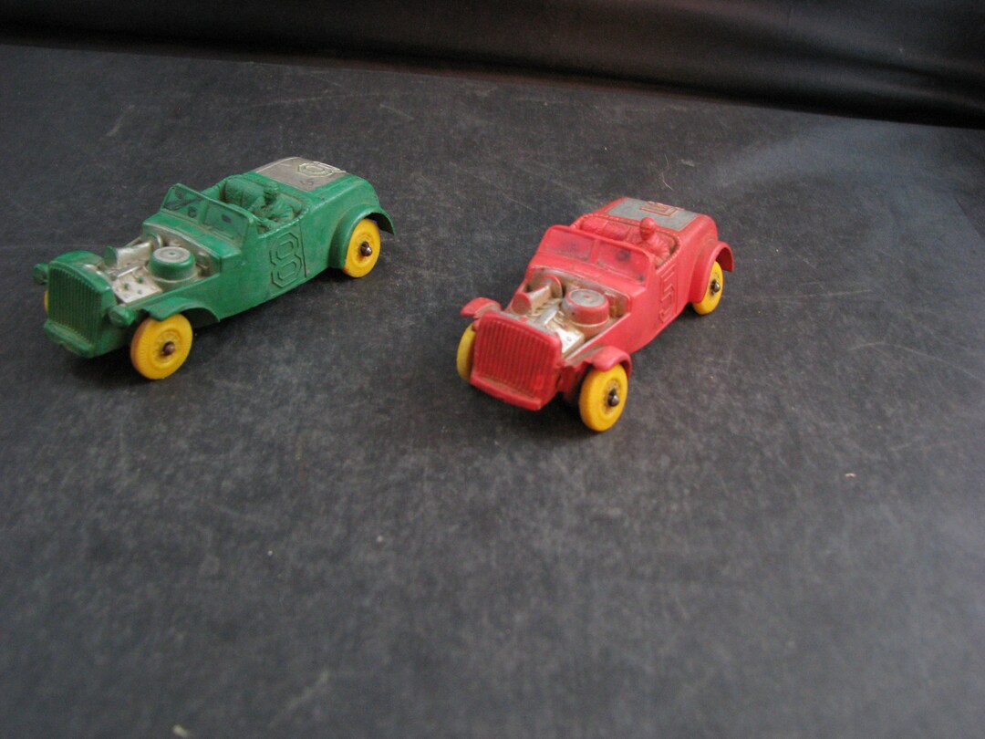Vintage Auburn Rubber 2 Hot Rods - Etsy