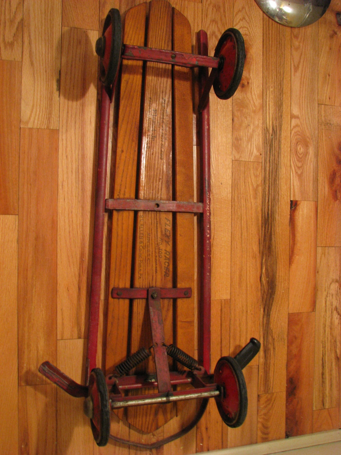 Vintage Flexy Racer Model 300 Flexible Flyer Sled on Wheels | Etsy