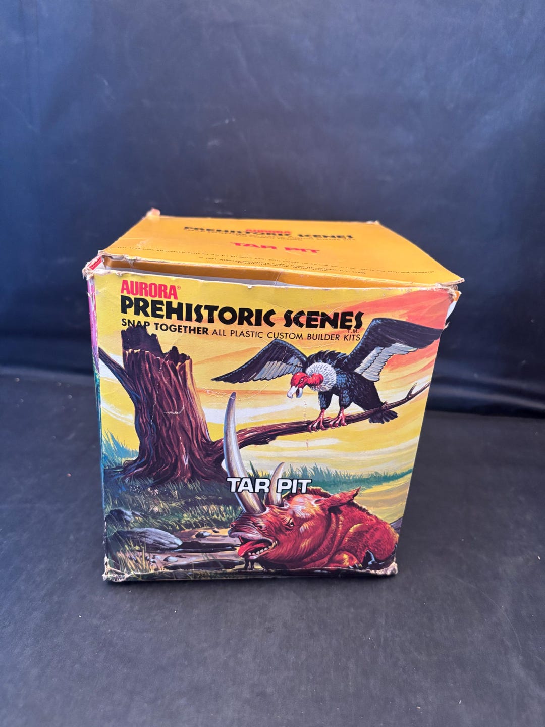 1972 Aurora Prehistoric Scenes Tar Pit Model - Etsy