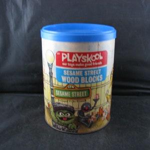 Sesame Street Vintage Wood Blocks - Etsy