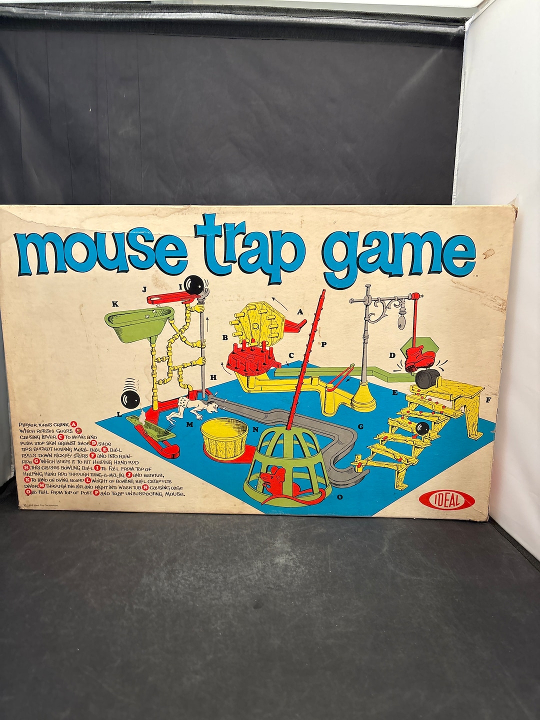 Vintage Mouse Trap Game by Ideal - Etsy